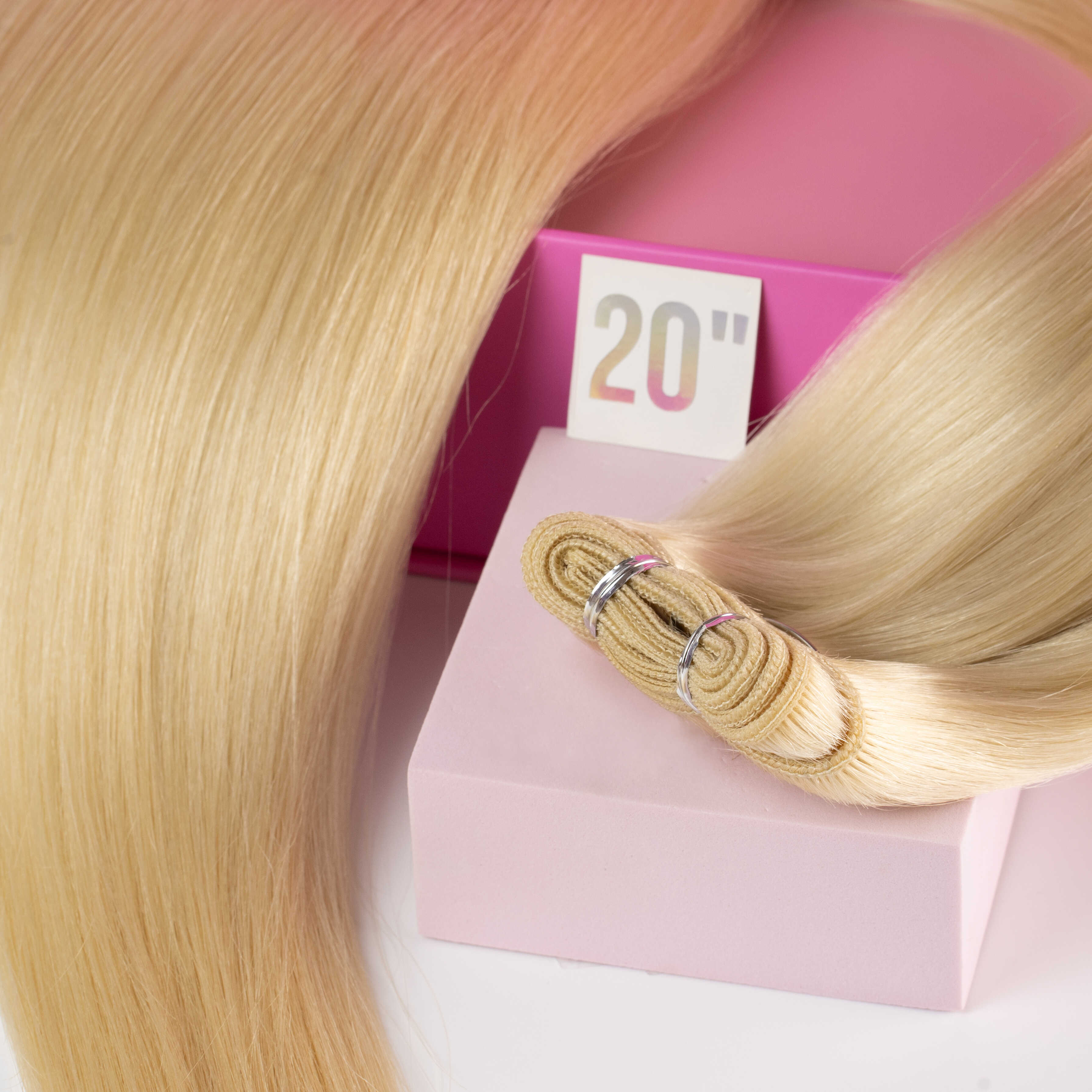 20" Half Weft Hair Extensions | Double Drawn Remy | SimplyHair