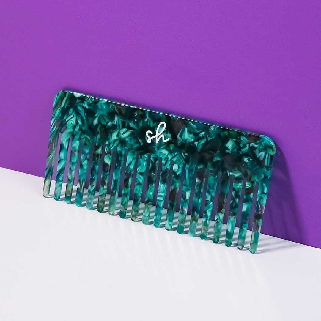 Green Marble Curl Comb – SimplyHair