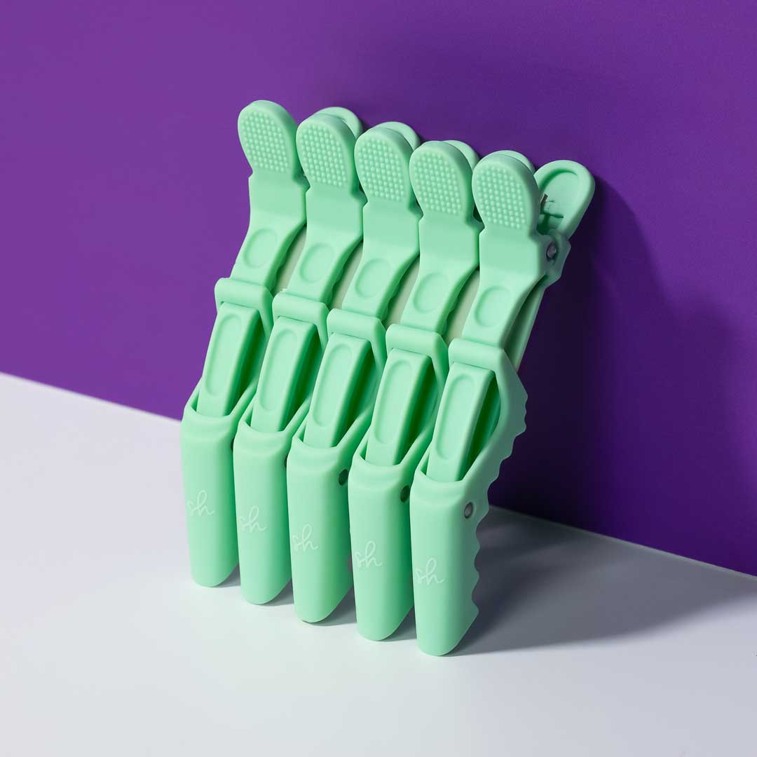 Green Sectioning Clips | Luxury Hair Sectioning Clips | SimplyHair