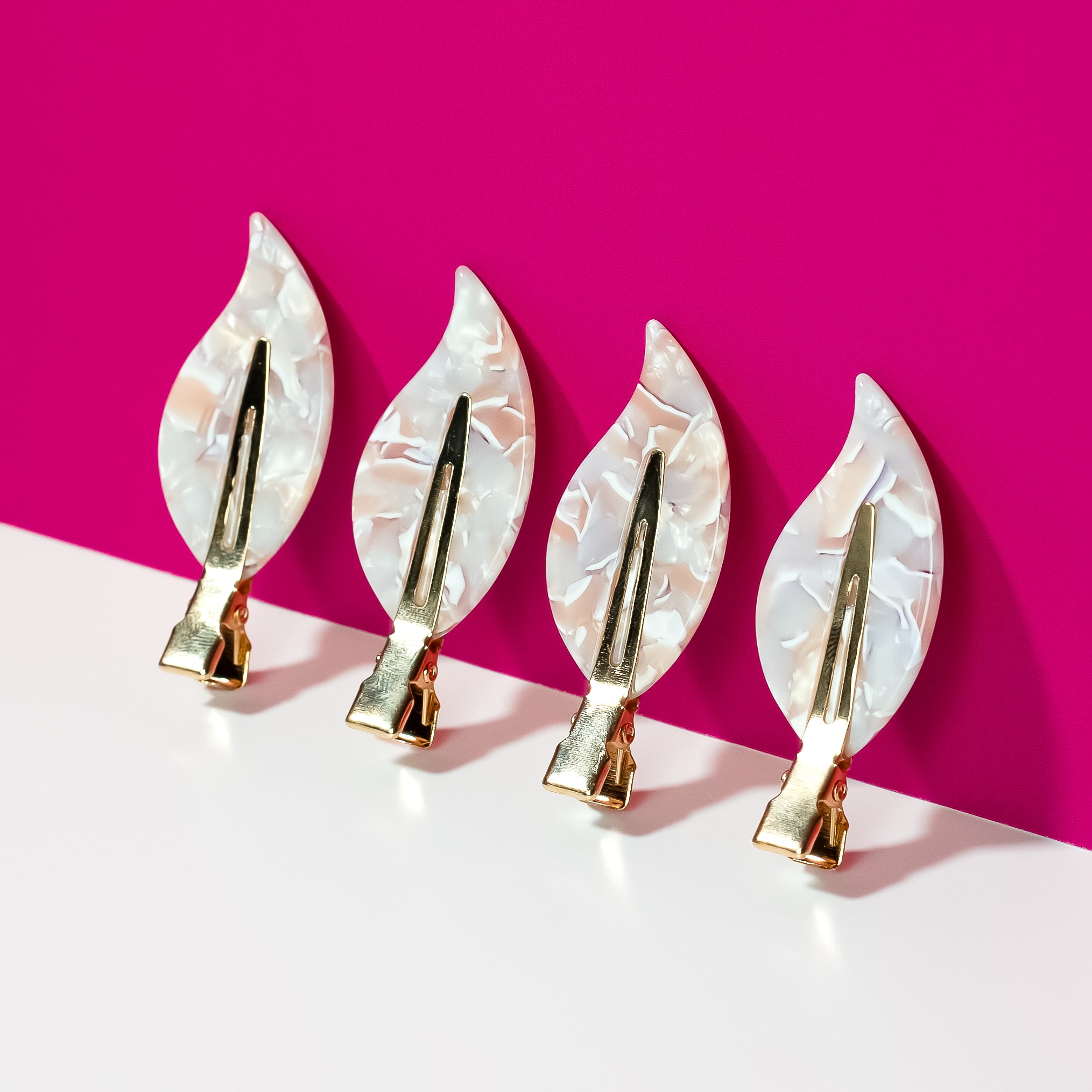 Grey Marble Creaseless Clips – SimplyHair