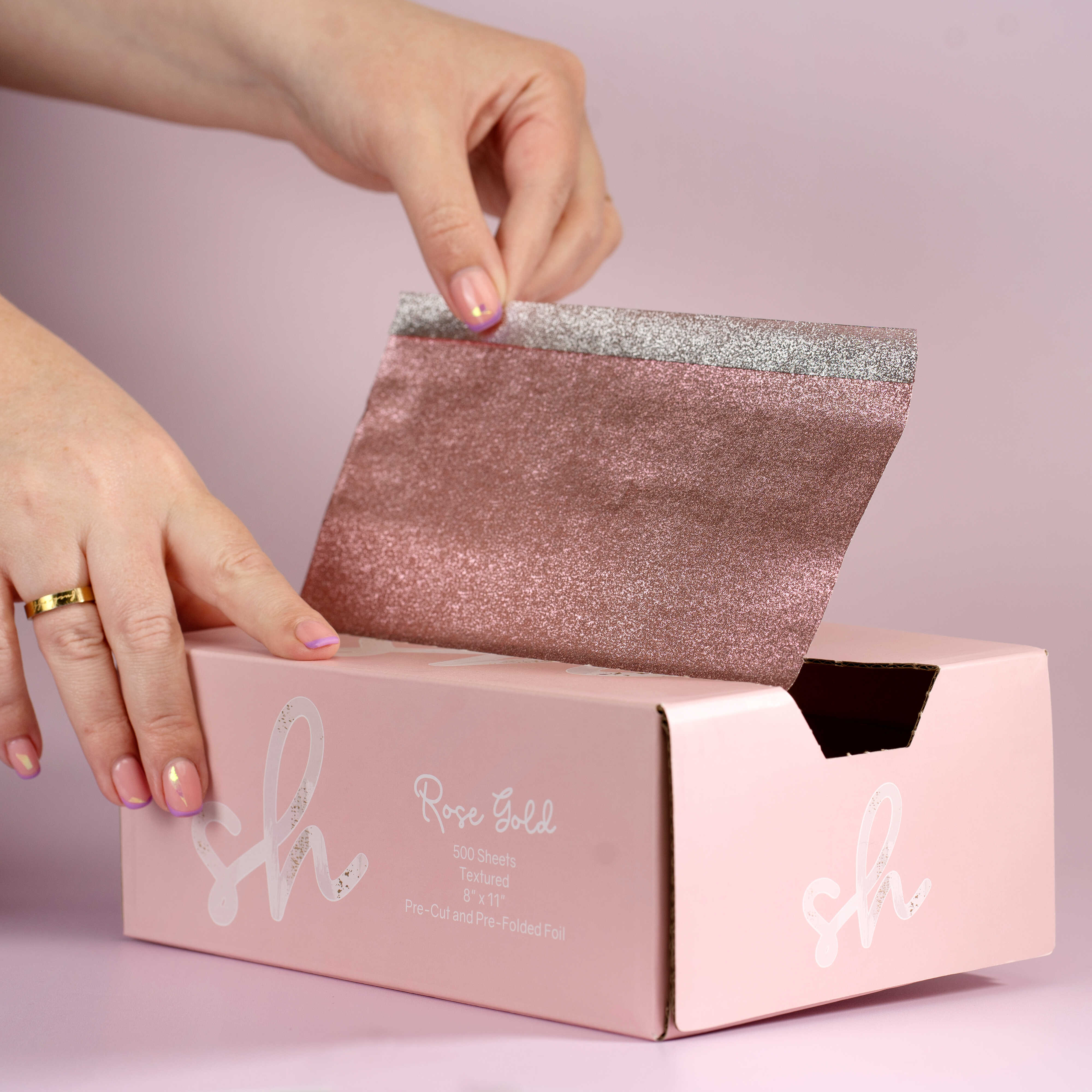 EXTRA Wide Textured Rose Gold Pop Up Foil – SimplyHair