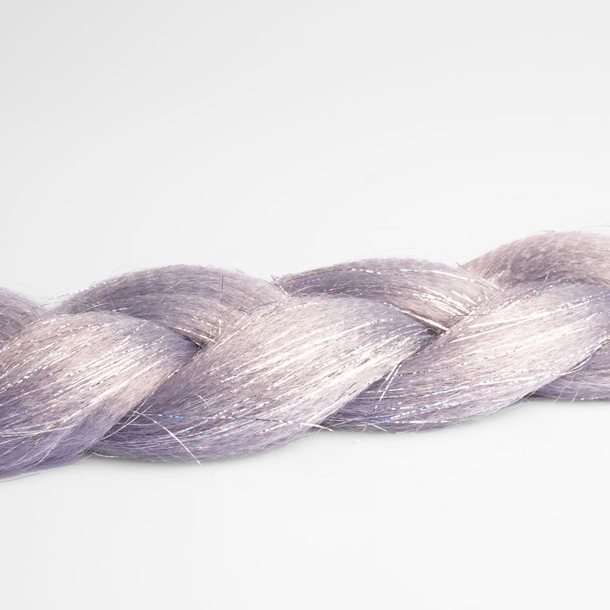 Grey & Tinsel Synthetic Jumbo Braid – SimplyHair