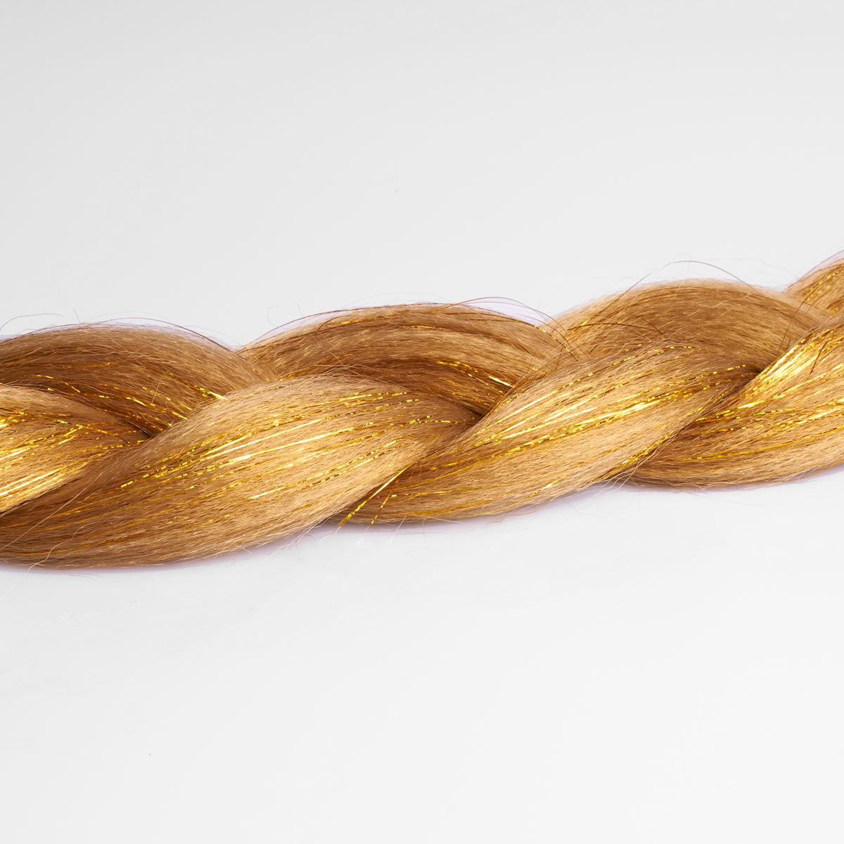 Light Brown & Tinsel Synthetic Jumbo Braid – SimplyHair