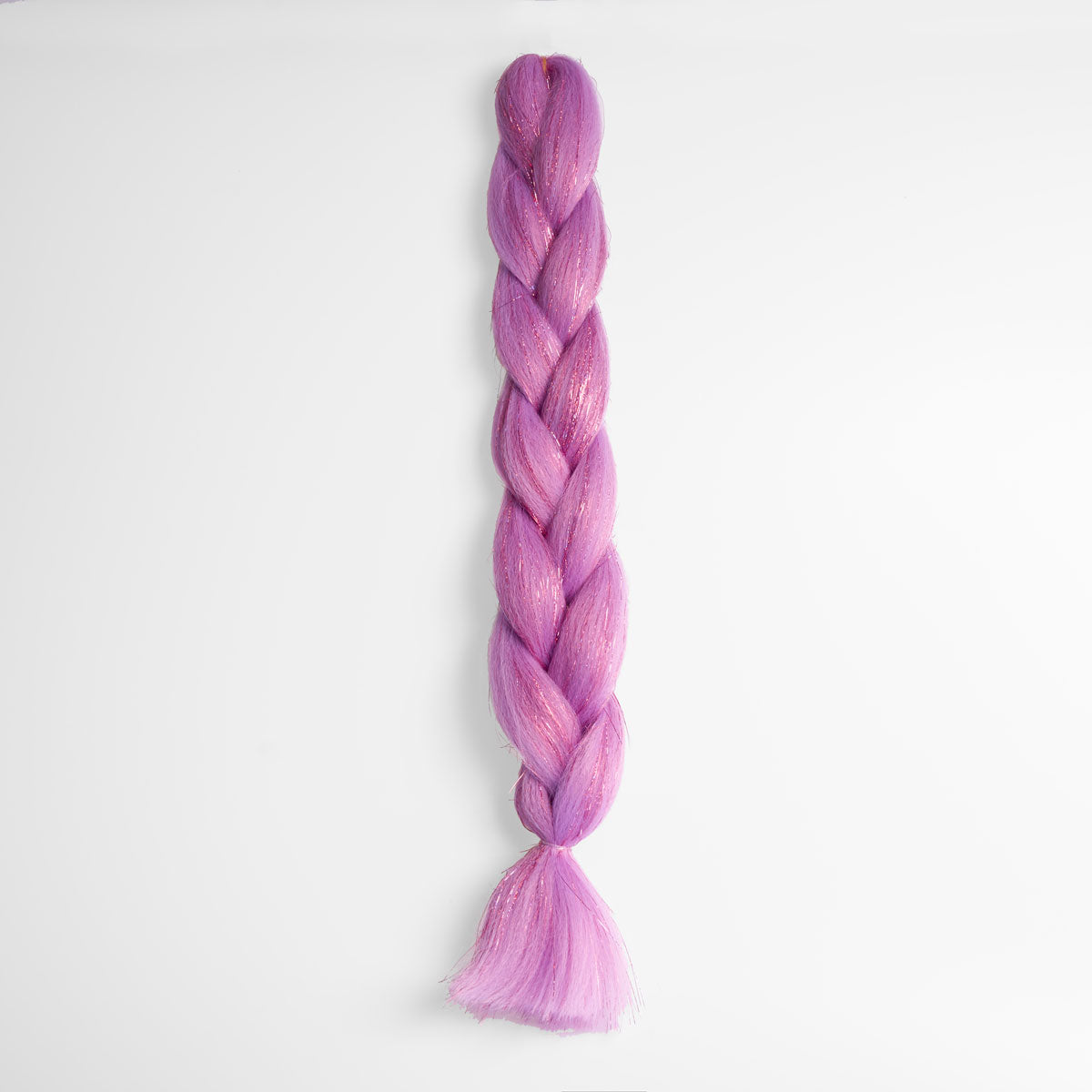 Lilac & Pink Tinsel Synthetic Jumbo Braid – SimplyHair