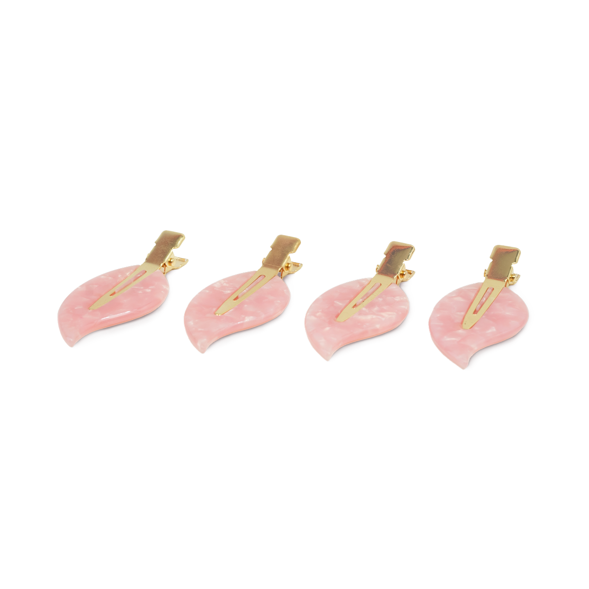 Pink Marble Creaseless Clips – SimplyHair